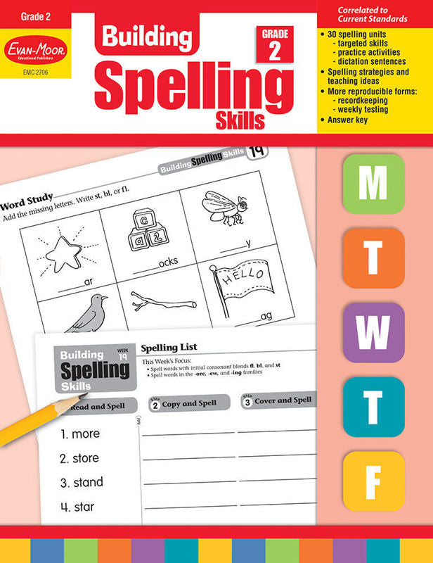Building Spelling SKills Grade 2 Teacher – daileybreadbooks