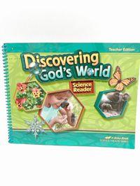 Abeka Discovering God's World Science Reader Teacher Edition ...