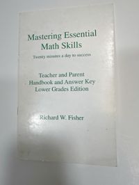 Mastering Essential Math Skills: Teacher & Parent Handbook Lower Grade ...