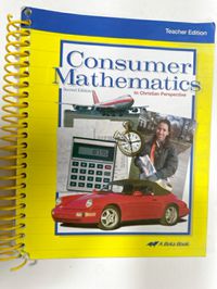 Consumer Mathematics Teacher Edition – daileybreadbooks