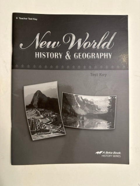 New World History Geography Test Key Daileybreadbooks