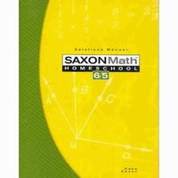 Saxon Math 6/5 Homeschool Solutions Manual – daileybreadbooks